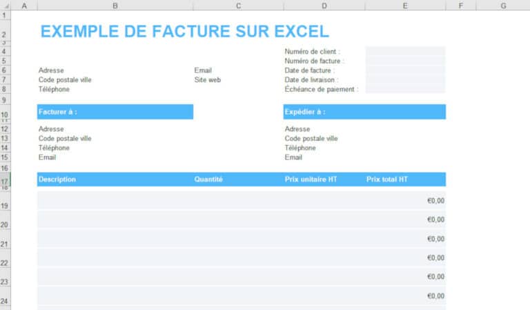 Modèle de déclaration de créances au format Excel et PDF à télécharger