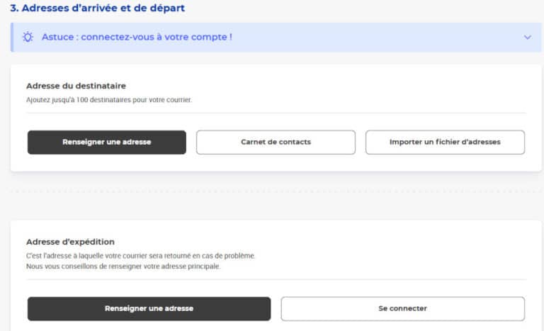 Envoyer une lettre recommandée en ligne avec la poste